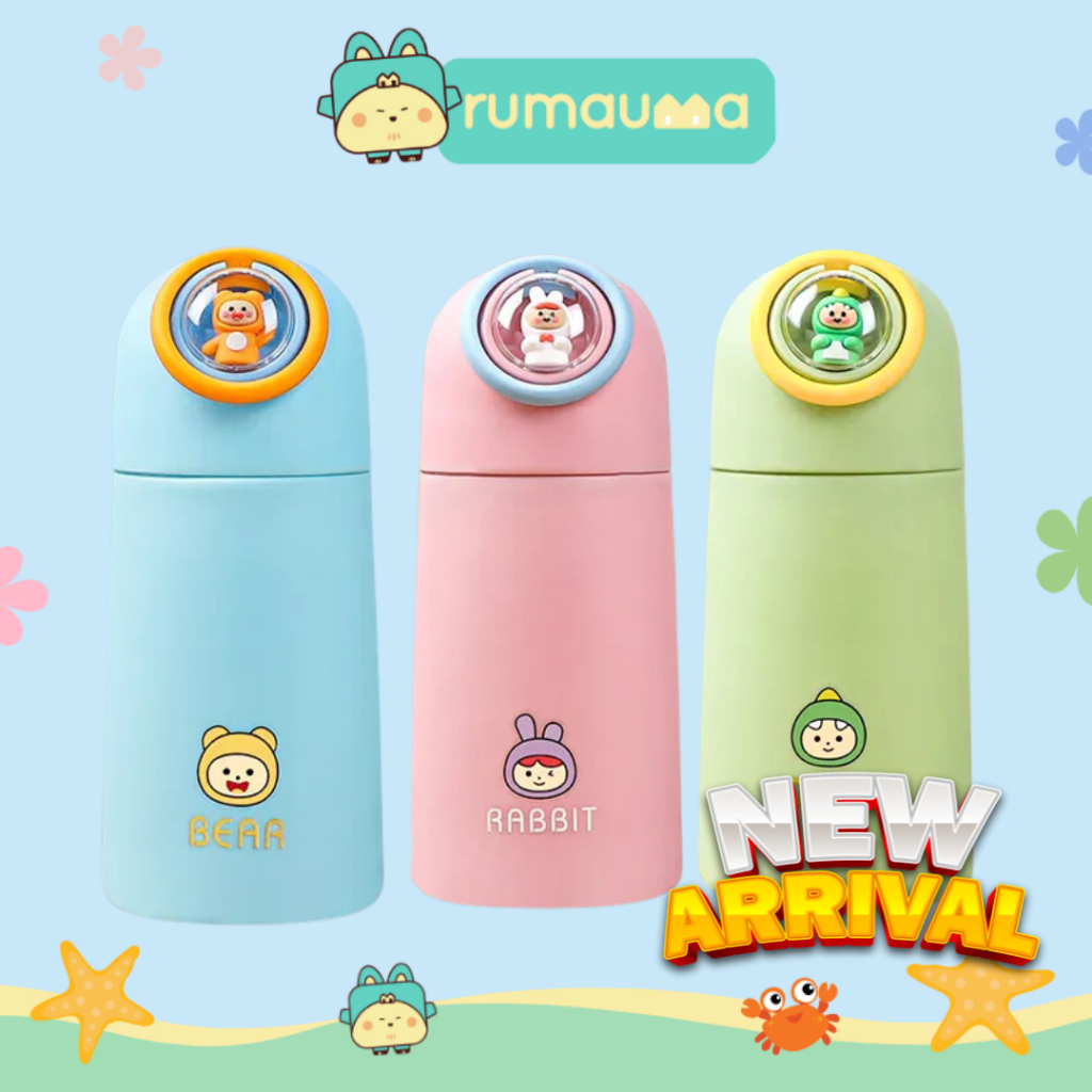 Jual RUMAUMA TORO Botol Minum Termos Anak 350ml Astrounot Lucu Gift Set ...