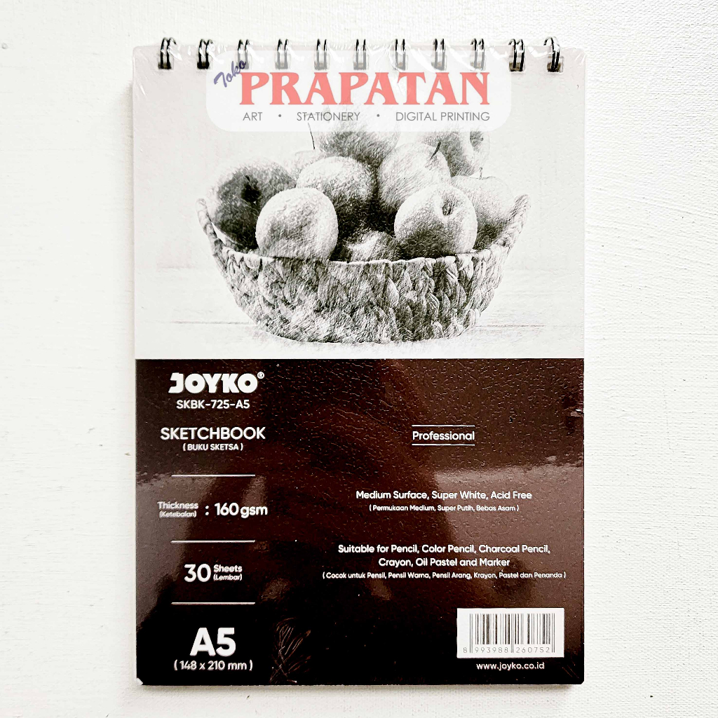 Jual Joyko Spiral Sketchbook SKBK-725-A5 | Buku Gambar | Shopee Indonesia