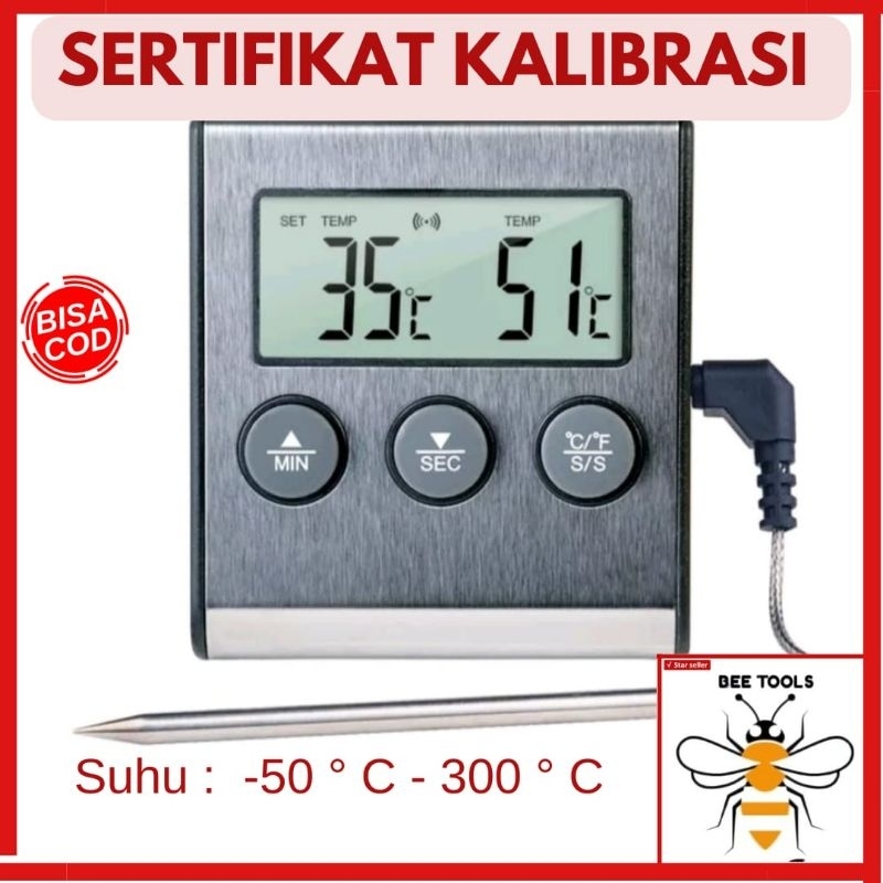 Jual Thermometer / Termometer Digital TERKALIBRASI KAN | Shopee Indonesia