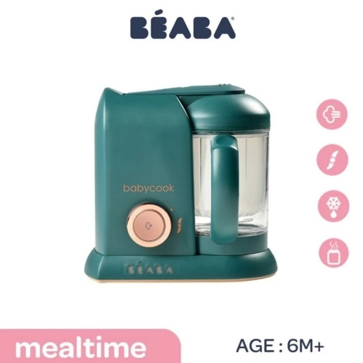 Jual Beaba BabyCook Solo 4 in 1 Food Processor Baby Cook - Pine Green ...