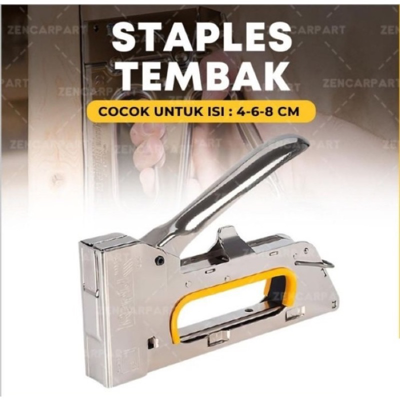 Jual Alat Staples Tembak Stapler Tembak Guntacker Kayu Jok Kulit Motor KUAT Steples Hekter 3in1 ...