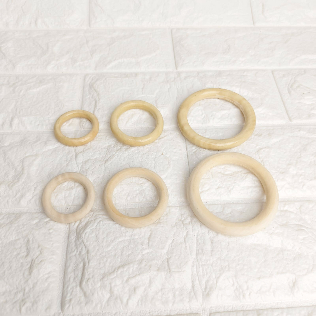 Jual Ring Kayu Makrame 4cm 5cm 7cm Kerajinan Tangan | Shopee Indonesia