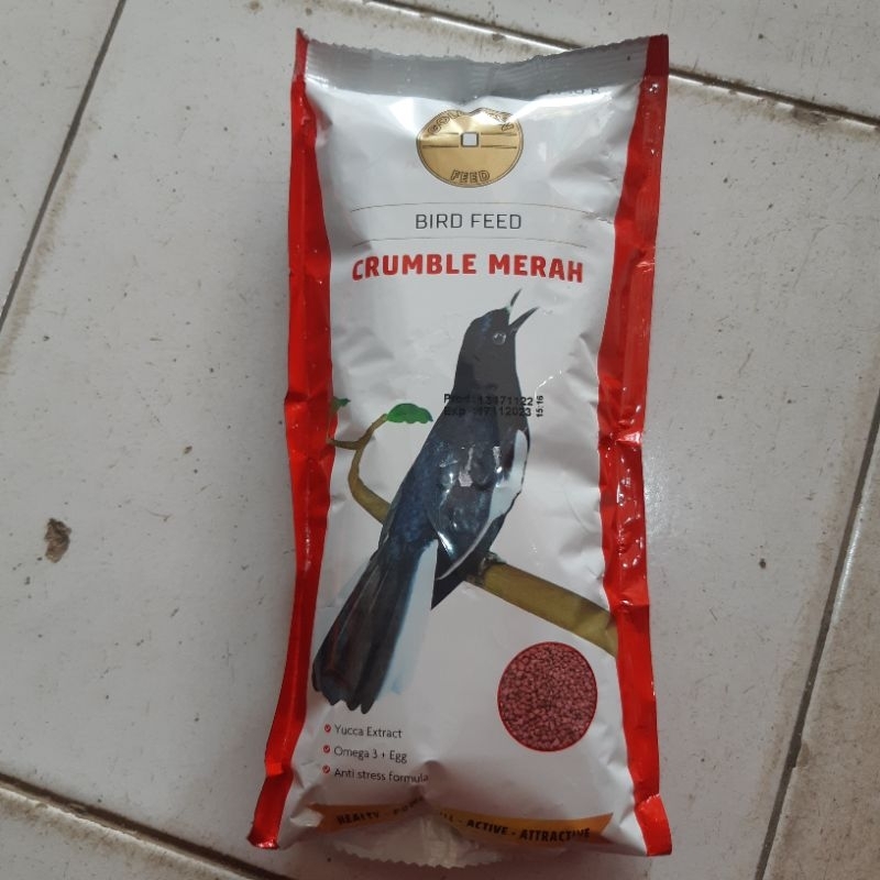 Jual Gold coin pakan crumble merah 450g | Shopee Indonesia