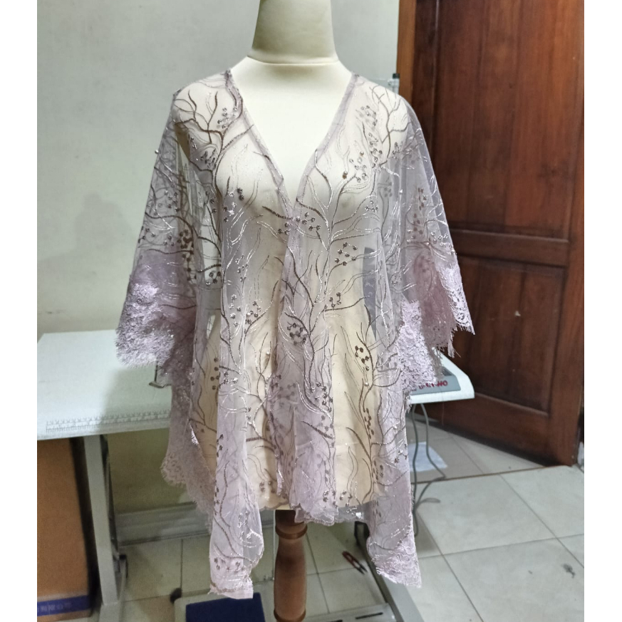 Jual brokat kondangan, outer kebaya, cardigan brokat | Shopee Indonesia