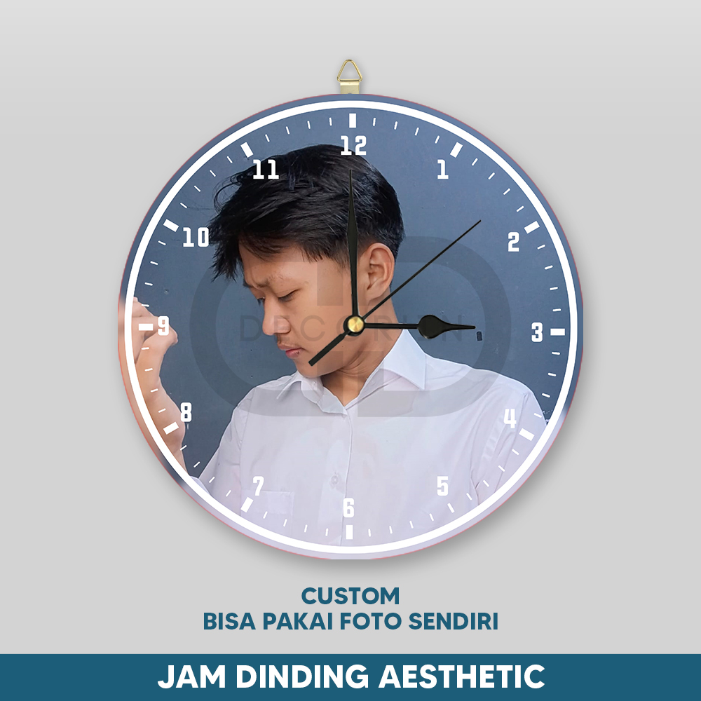 Jual Jam Dinding Custom Cetak Foto - Decorin.aja | Shopee Indonesia