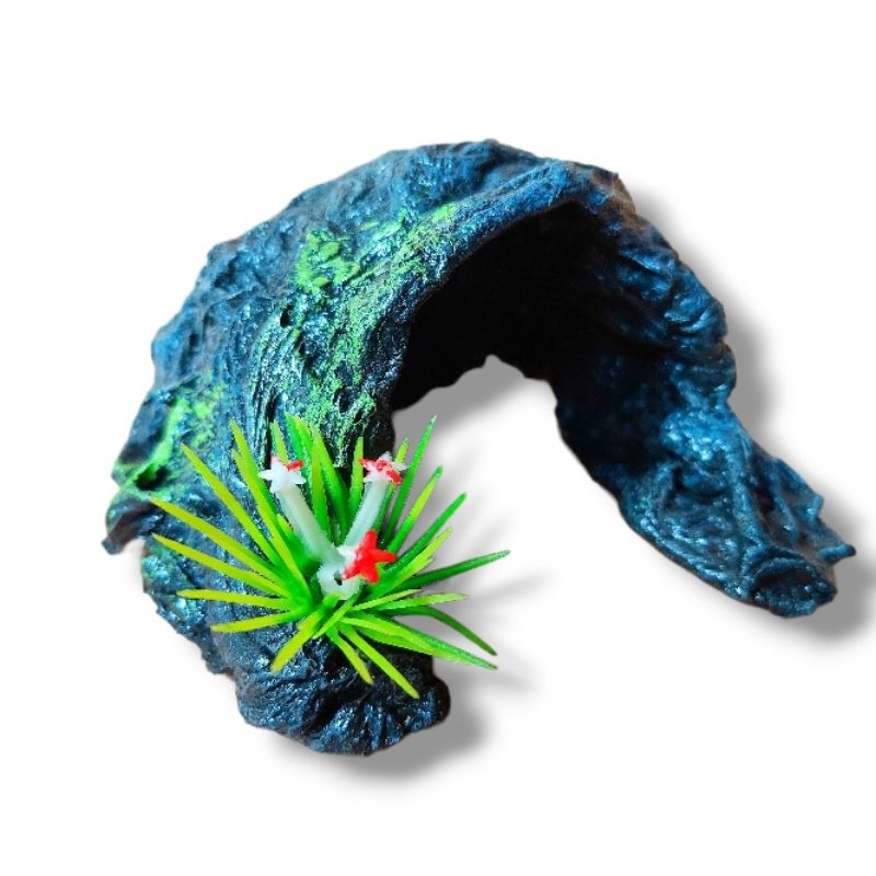Jual hiasan aquarium rumah batu karang rumah ikan/reptile batu aquascape | Shopee Indonesia