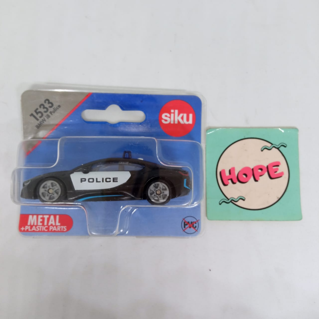 Jual Diecast Mobil Siku 1533 BMW i8 Police Original | Shopee Indonesia