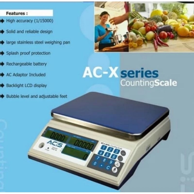 Jual ACIS TIMBANGAN AC 30X DIGITAL COUNTING SCALE 30kg x 2gr Timbangan Acis AC 30X | Shopee ...
