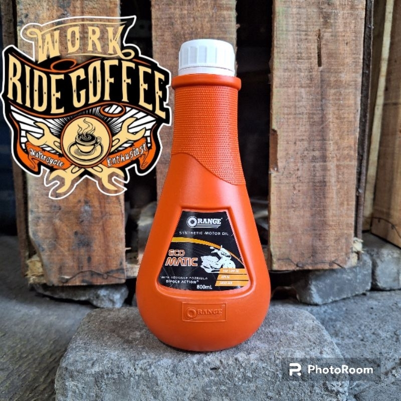 Jual OLI MESIN MOTOR MATIC 4T ORANGE SYNTETIC 10W-30 800ML 0,8L | Shopee Indonesia