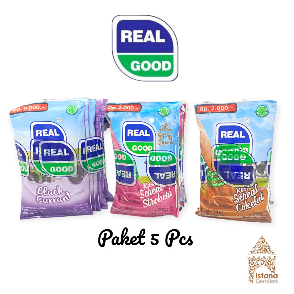Jual Real Good Susu UHT Paket 5 pcs x 80 ML | Shopee Indonesia
