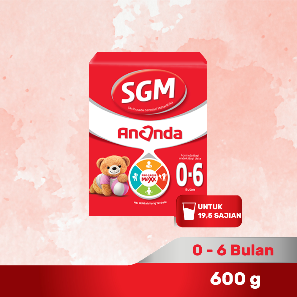 Jual SGM Ananda 1 (0-6 Bulan) 600 gr - SGM Ananda Susu Formula 0-6 Bulan 600gr | Shopee Indonesia