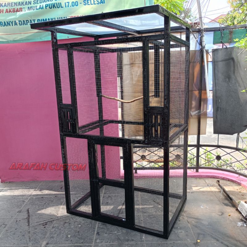 Jual Sangkar kandang burung ternak koloni semi aviary minimalis ...
