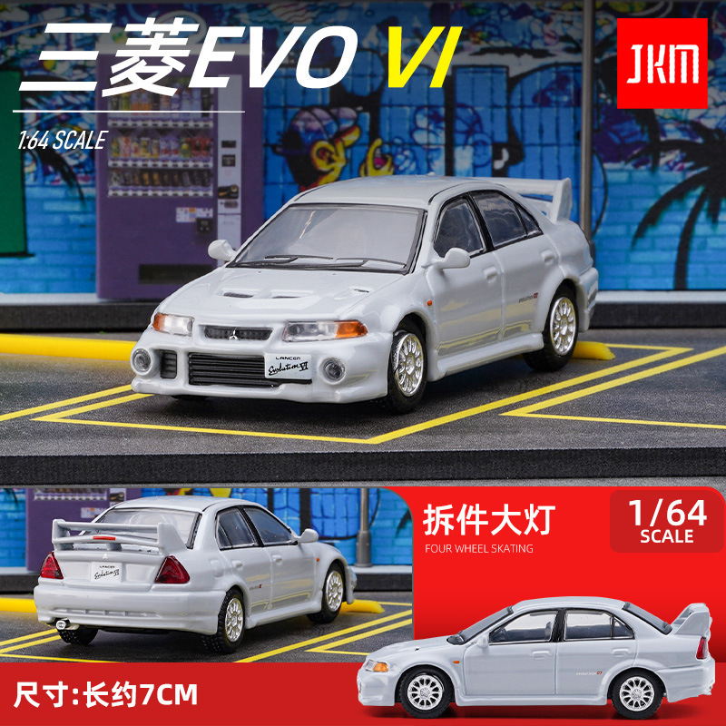 Jual JKM MINI SCALE diecast 1/64 Mitsubishi Evolution II EVO II EVO III ...