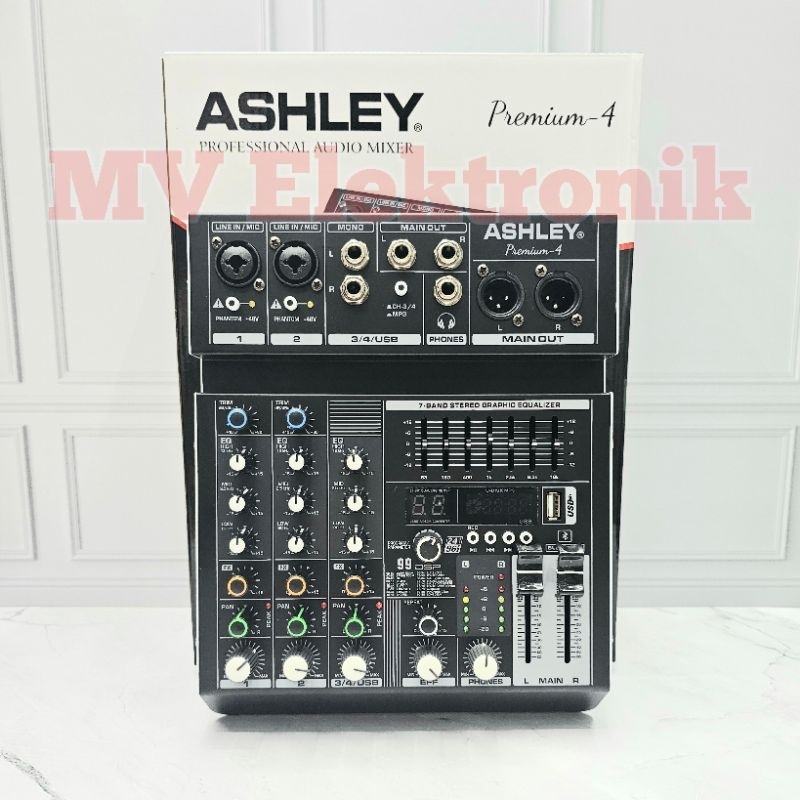 Jual Mixer Ashley Premium 4 Audio / Premium4 / Premium-4 Pc Soundcard Effect Reverb Original ...