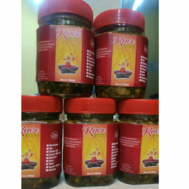 Jual Ken'z Sambal Bawang/Sambal Teri/Sambal Baby cumi/Sambal Cakalang ...