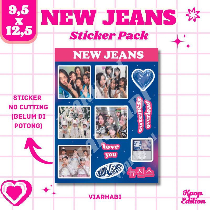 Jual [READY STOCK] STIKER MINJI HAERIN HANNI HYEIN DANIELLE NEWJEANS ...