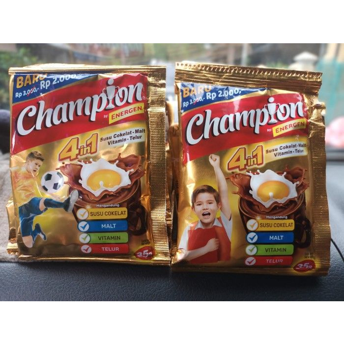Jual Energen Champion Minuman Susu Rasa Coklat 4in1 @35gr | Shopee ...