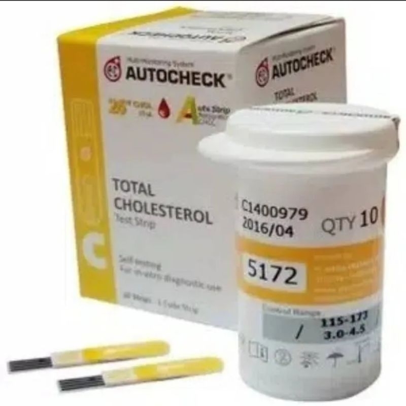 Jual Autocheck Kolesterol Strip / Auto check Cholesterol 10 Strip ...