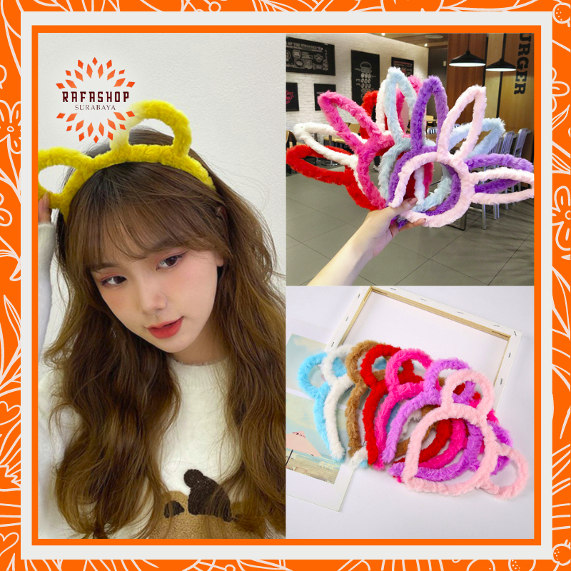 Jual ACC157 BANDO LUCU KARAKTER HEWAN BULU HALUS BONDU MOTIF KUPING ...