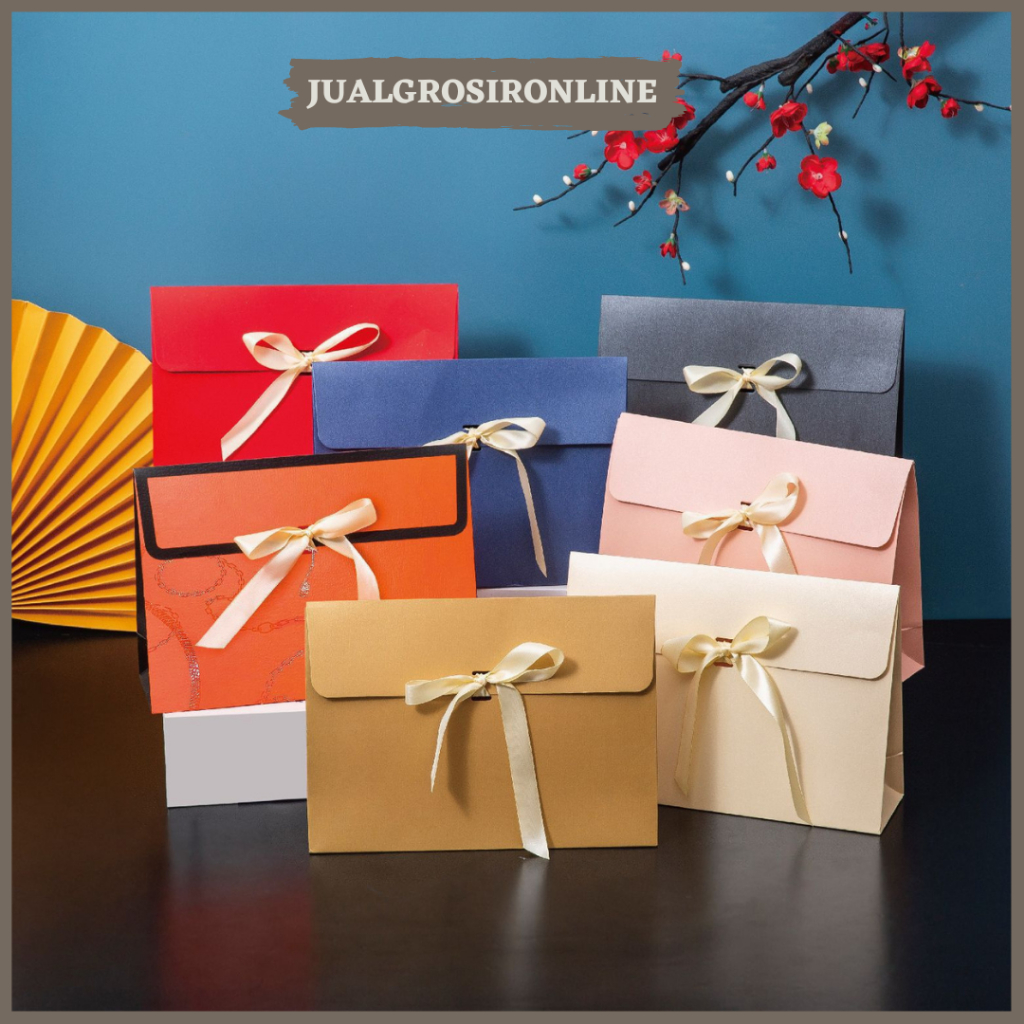 Jual HAMPERS GIFT BOX AMPLOP / Box Hadiah / Kotak Packaging Olshop Baju ...