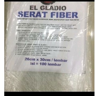 Jual serat fiber aquaproof fiberglass anti bocor lapis cat nodrop ...