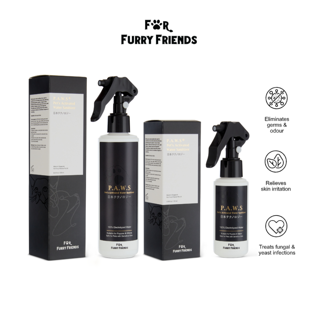 Jual For Furry Friends - Pet’s Activated Water Sanitizer Spray (P.A.W.S ...
