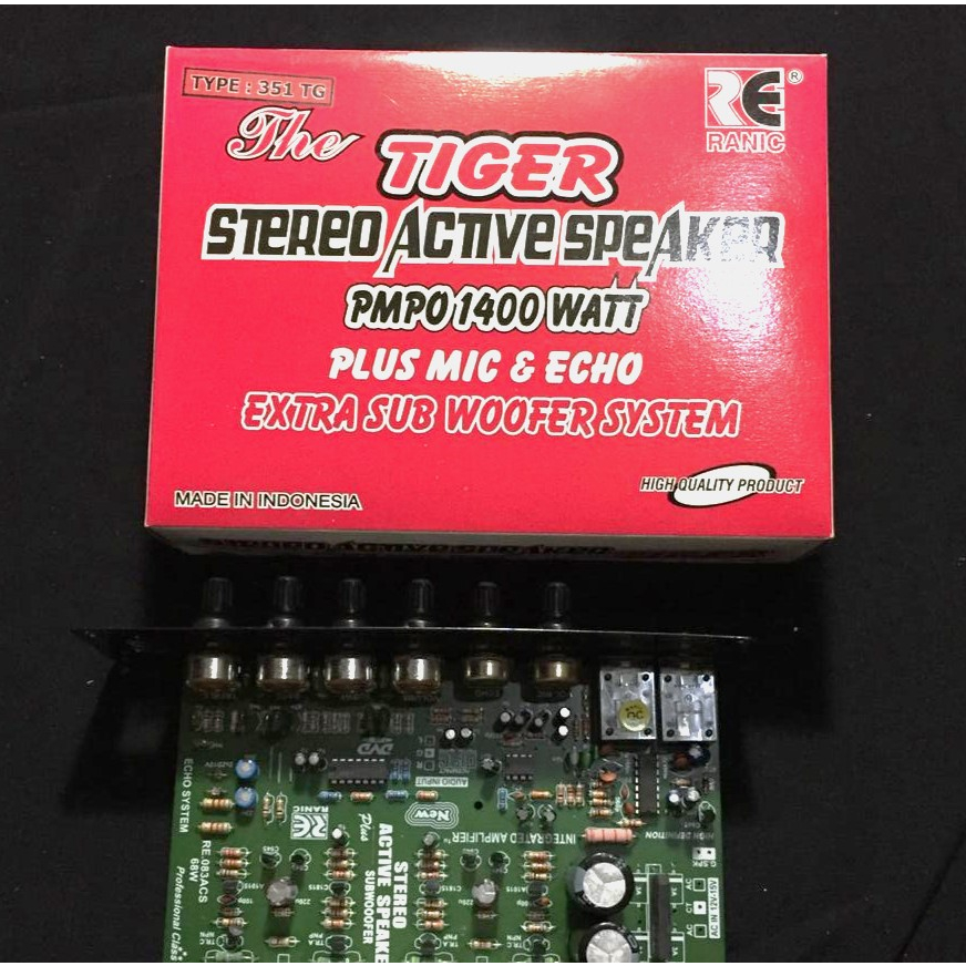 Jual KIT ACTIVE SPEAKER STEREO + ECHO TIGER | Shopee Indonesia