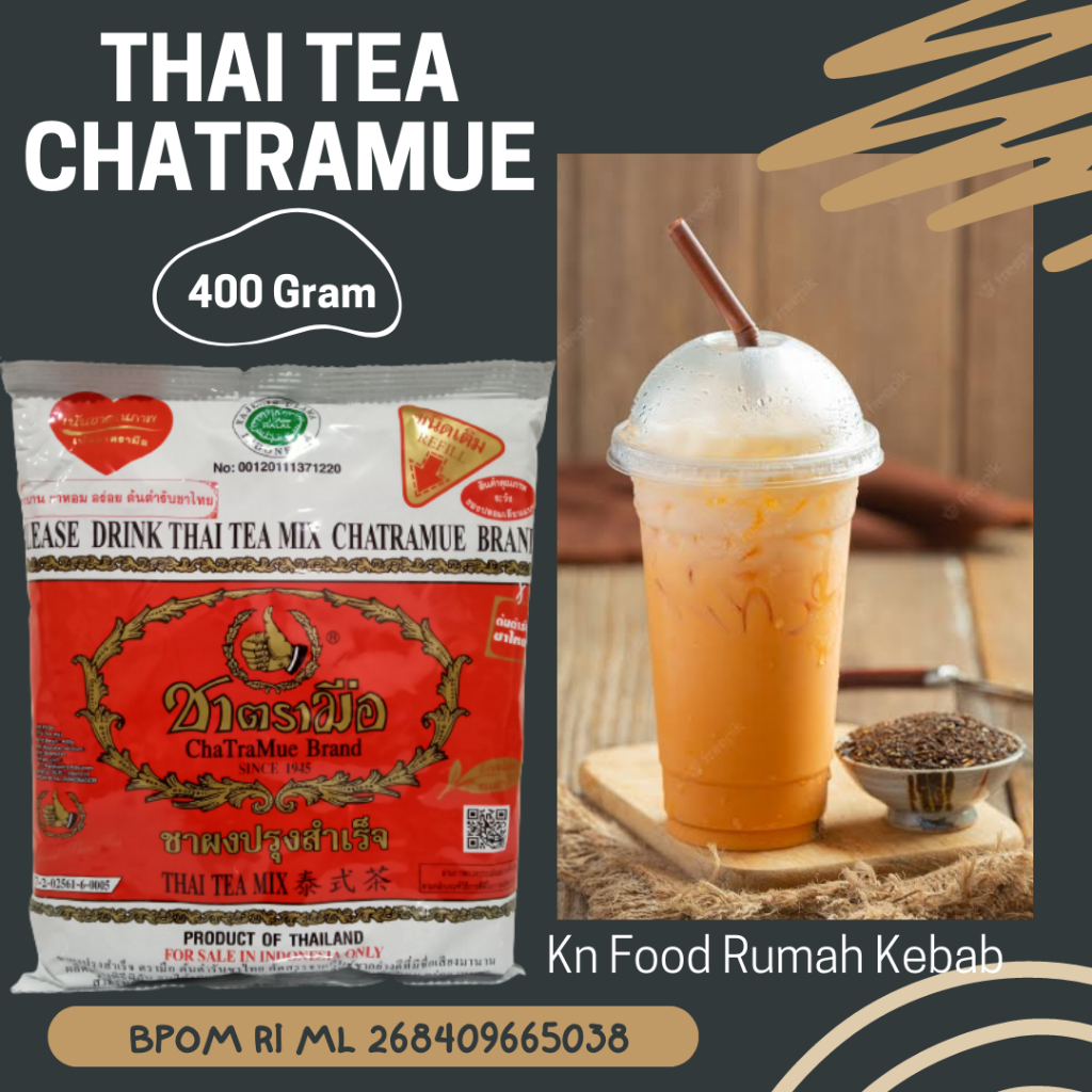 Jual Thai Tea number one chatramue 400gr BPOM - THAI TEA CHATRAMUE ...