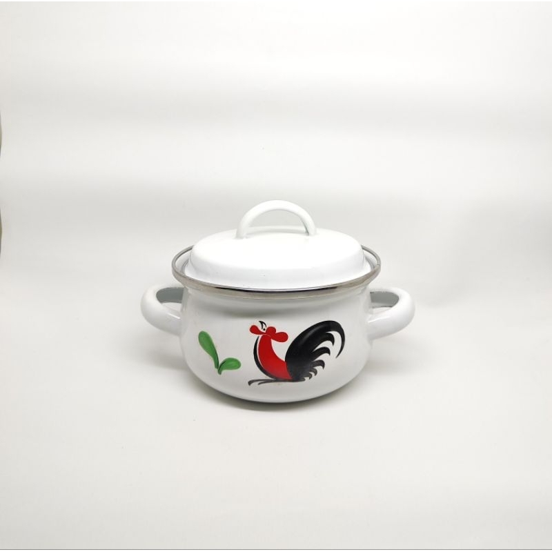 Jual Panci Mini Enamel 12 cm/Mini Pot (Free Bubble) | Shopee Indonesia