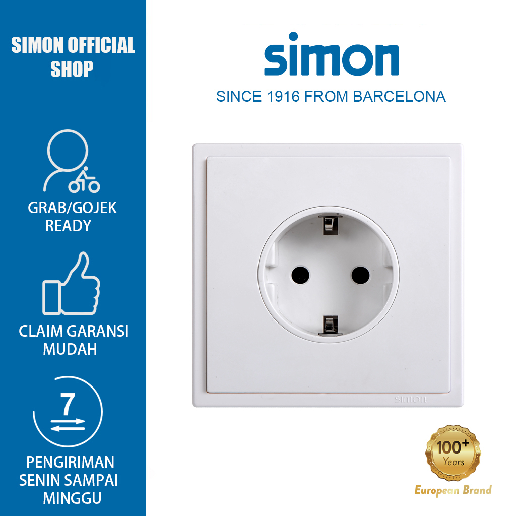 Jual Simon - Saklar i7 Series Switch And Socket Putih (White) | Shopee ...