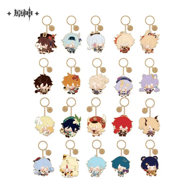 Jual [READY STOCK] Genshin Impact Keychain - Genshin Impact Metal ...