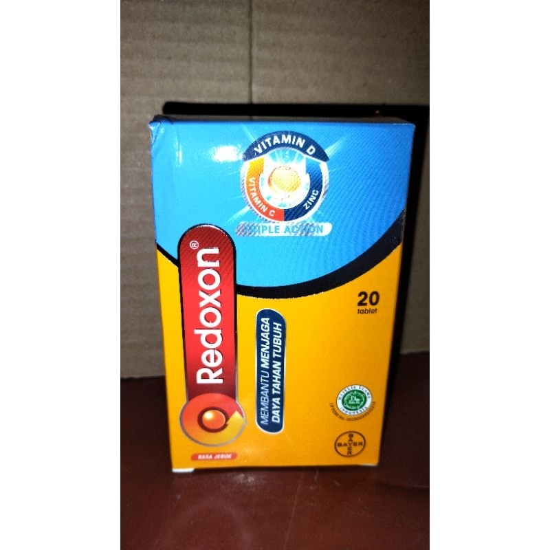 Jual Redoxon Isi 20 Tablet Effervescent Redoxon Twin/Suplemen Daya ...