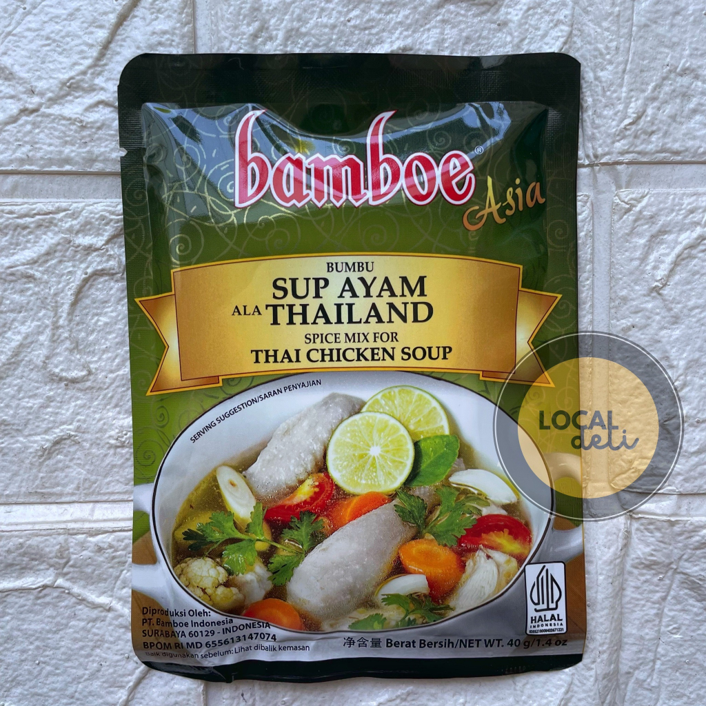 Jual Bamboe Sup Ayam Thailand 40gr / Bumbu Bamboe Sup Ayam Thailand ...