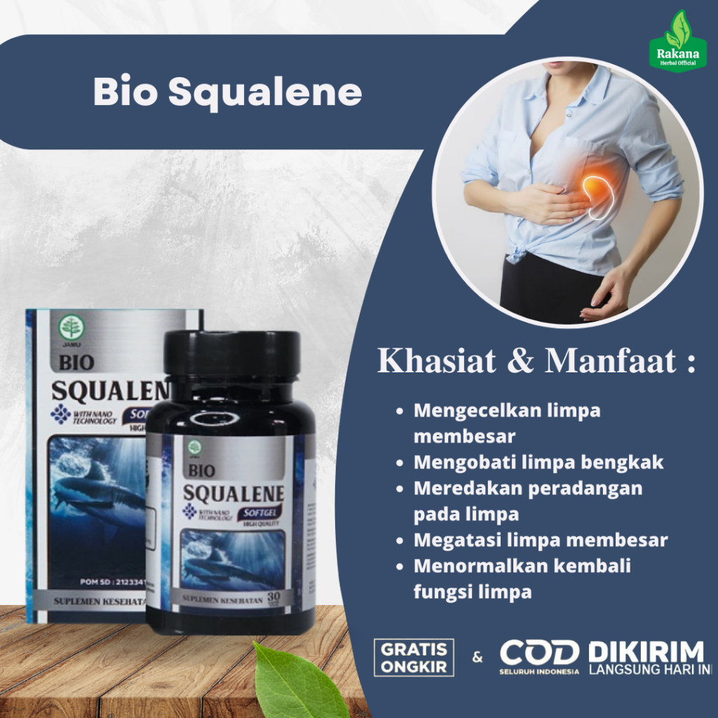 Jual BIO SQUALENE Obat Limpa Bengkak / Herbal Limpa Bengkak, Obat Perut ...