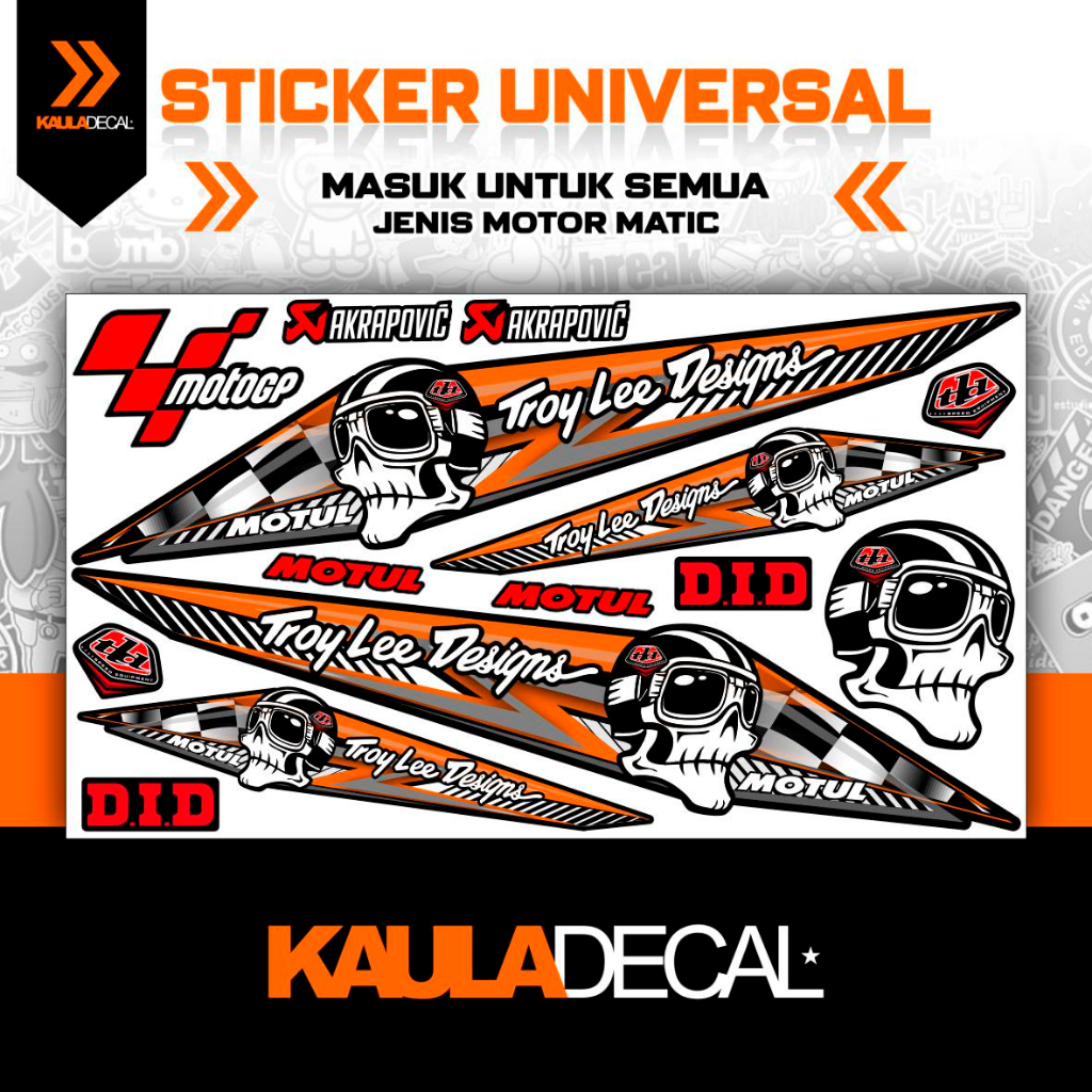 Jual STIKER STRIPING MOTOR ALL MATIC MOTIF 465 / UNIVERSAL MATIC ...