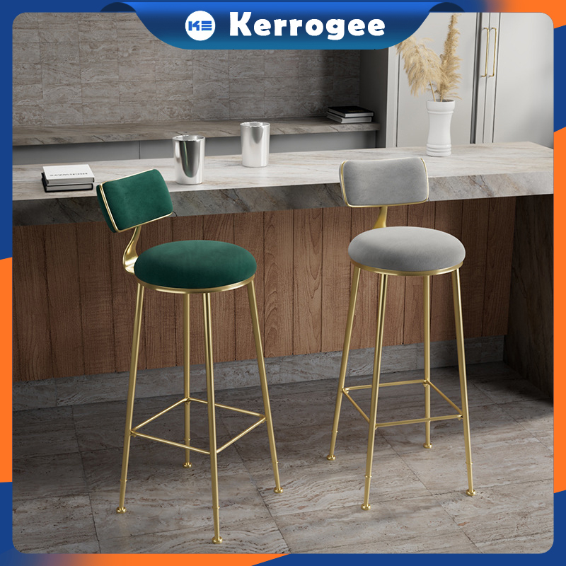 Jual Gaya Nordik Bar Bangku Bar Kursi Kerusi Meja Bar Tinggi Sandaran ...