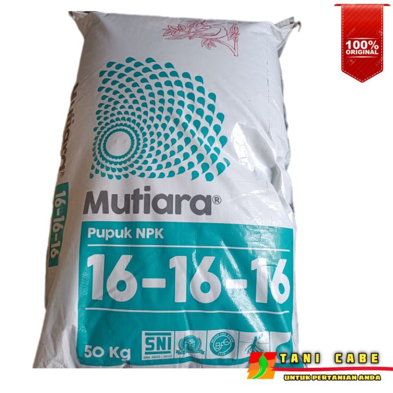 Jual PUPUK NPK MUTIARA 16-16-16 KEMASAN 50 KG | Shopee Indonesia