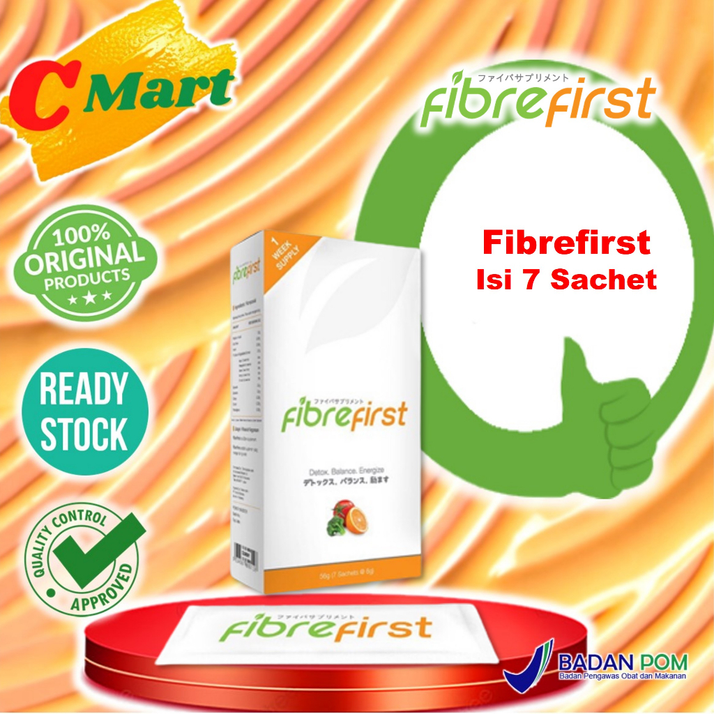 Jual FibreFirst 7 Sachet / Minuman Diet & Detox Fibre First / CMart ...