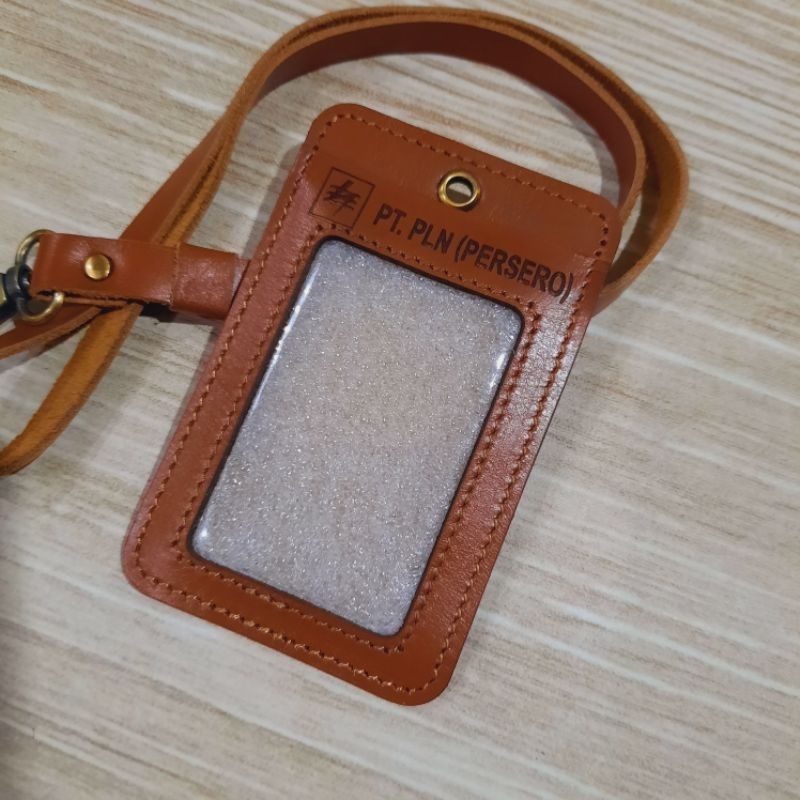 Jual Id Card grafir PLN kulit sapi asli | Shopee Indonesia