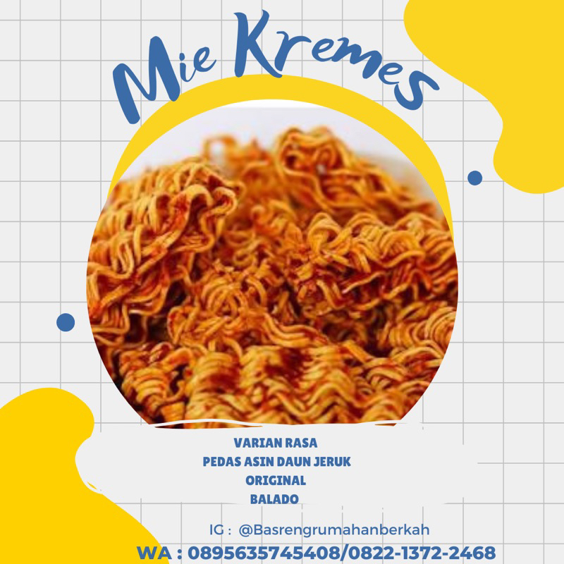 Jual MIE KREMES 100GR | Shopee Indonesia