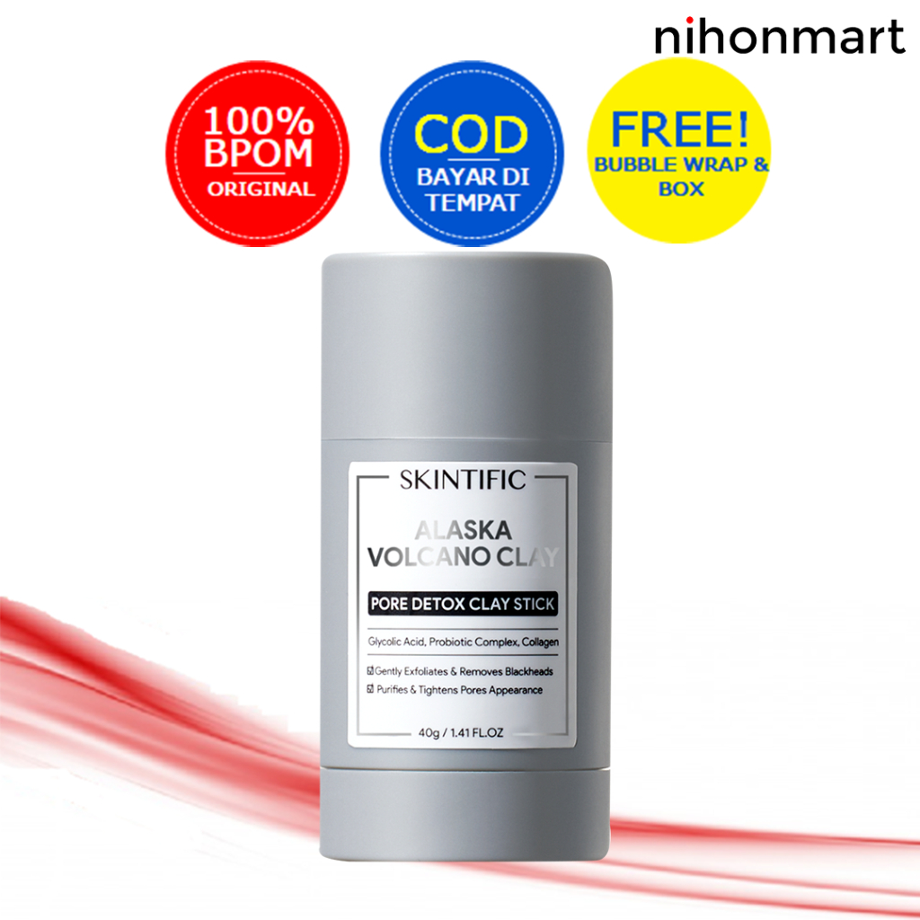 Jual Skintific Alaska Volcano Pore Clay Stick 40g | Shopee Indonesia