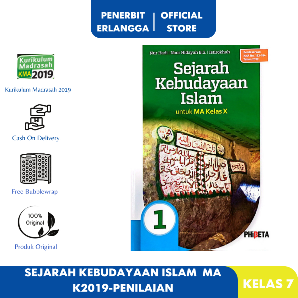 Jual [Erlangga Official] Sejarah Kebudayaan Islam Ma Kelas 10 Kurikulum 2019 Lulus Penilaian ...