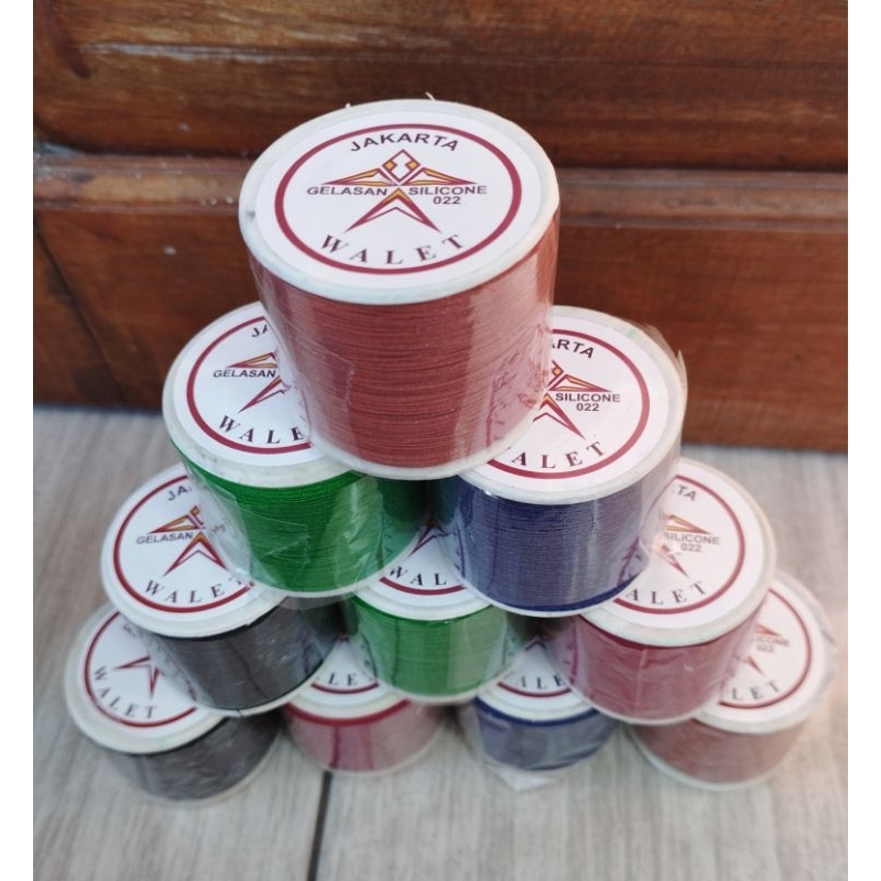 Jual Benang Senar Gelasan Layangan WALET Putih 0.22 Klos Mini | Shopee ...