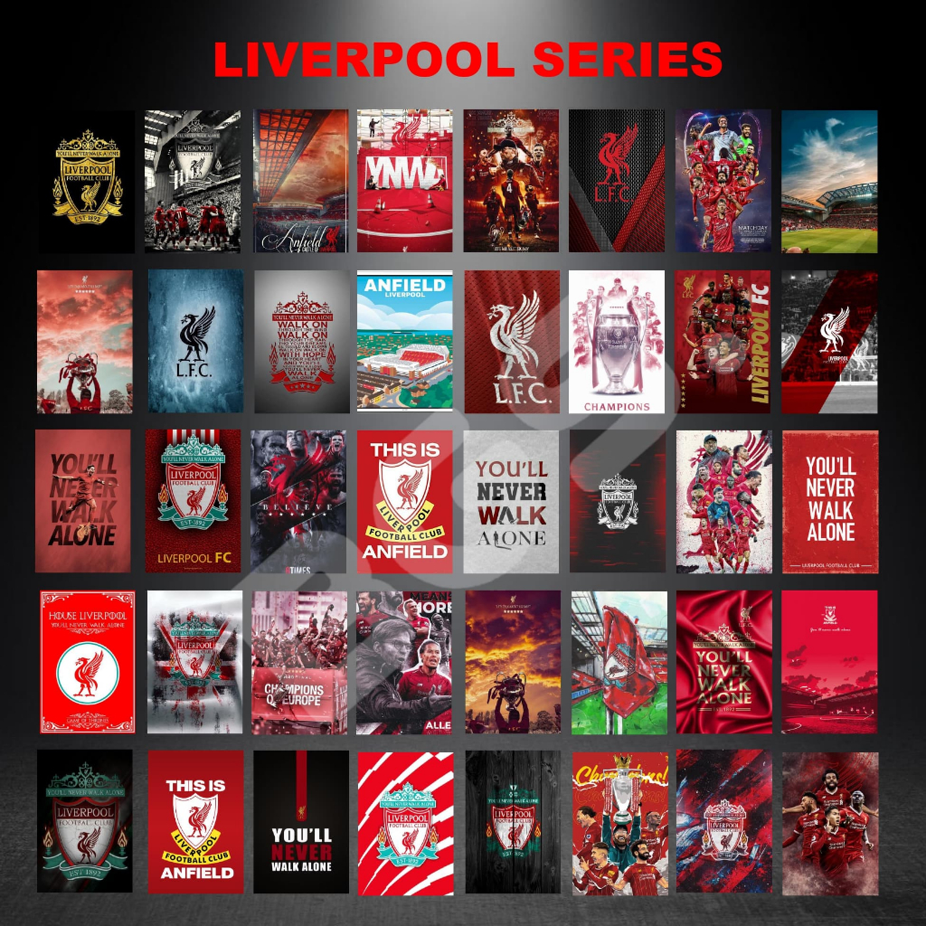 Jual Poster Dinding Aesthetic (48 PCS) | Poster Dinding Murah Liverpool ...