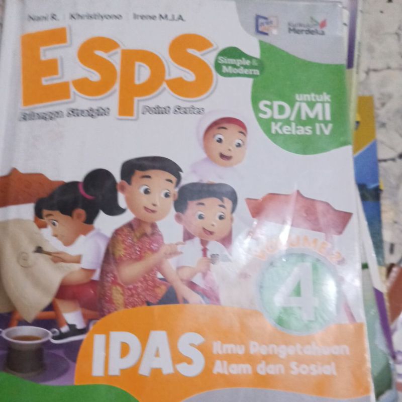 Jual Buku esps iPas 4 SD semester 2 edisi merdeka | Shopee Indonesia