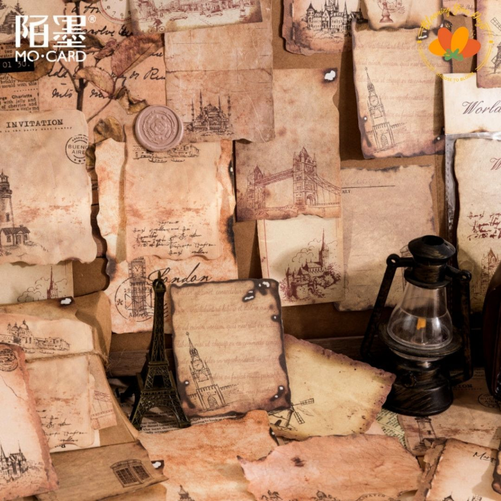 Jual 30PCS vintage journal paper retro kertas dekorasi retro journal ...