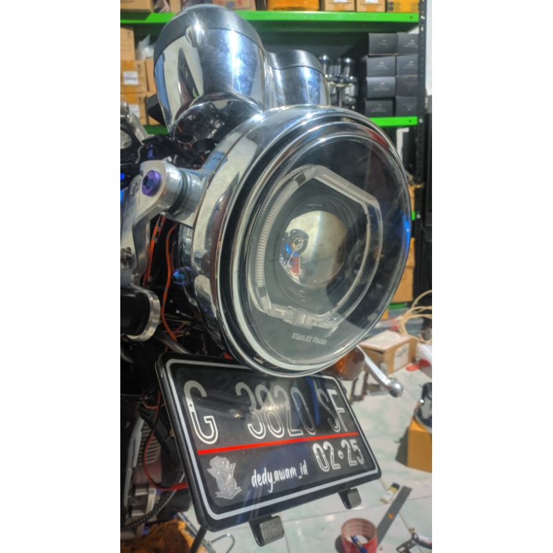 Jual Paket Lampu Depan Ninja SS Biled Pro 7 3 inch reflektor original ...
