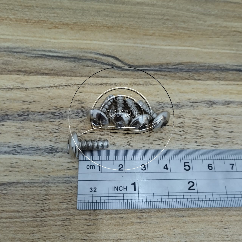 Jual BAUT CACING BODY 5 X 16 YAMAHA SKRUP SEKRUP 5X16 NIKEL KUNCI L ...