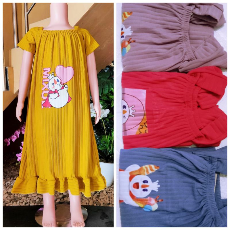 Jual PROMOO!! (PAKET 3 PCS) DASTER FUJI ANAK 2-8 THN BAHAN HORNET/DRESS ...