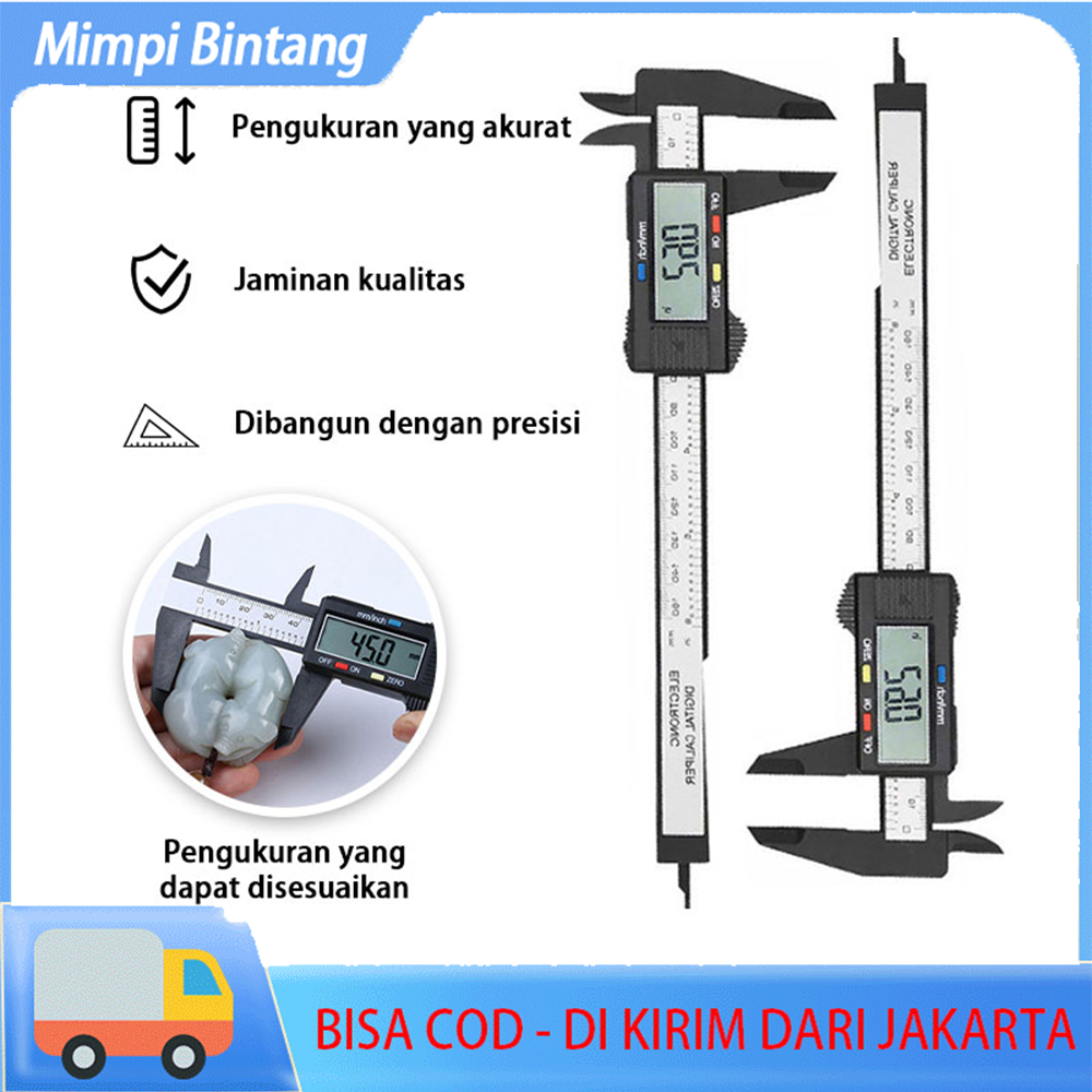 Jual Digital Caliper Meter Jangka No Digital 0-150MM Jangka Caliper Sorong Sigmat Digital LCD ...
